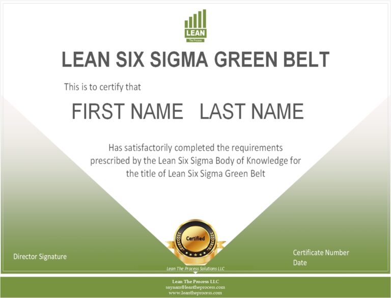 How to Get Lean Six Sigma Green Belt Certification: A Comprehensive ...