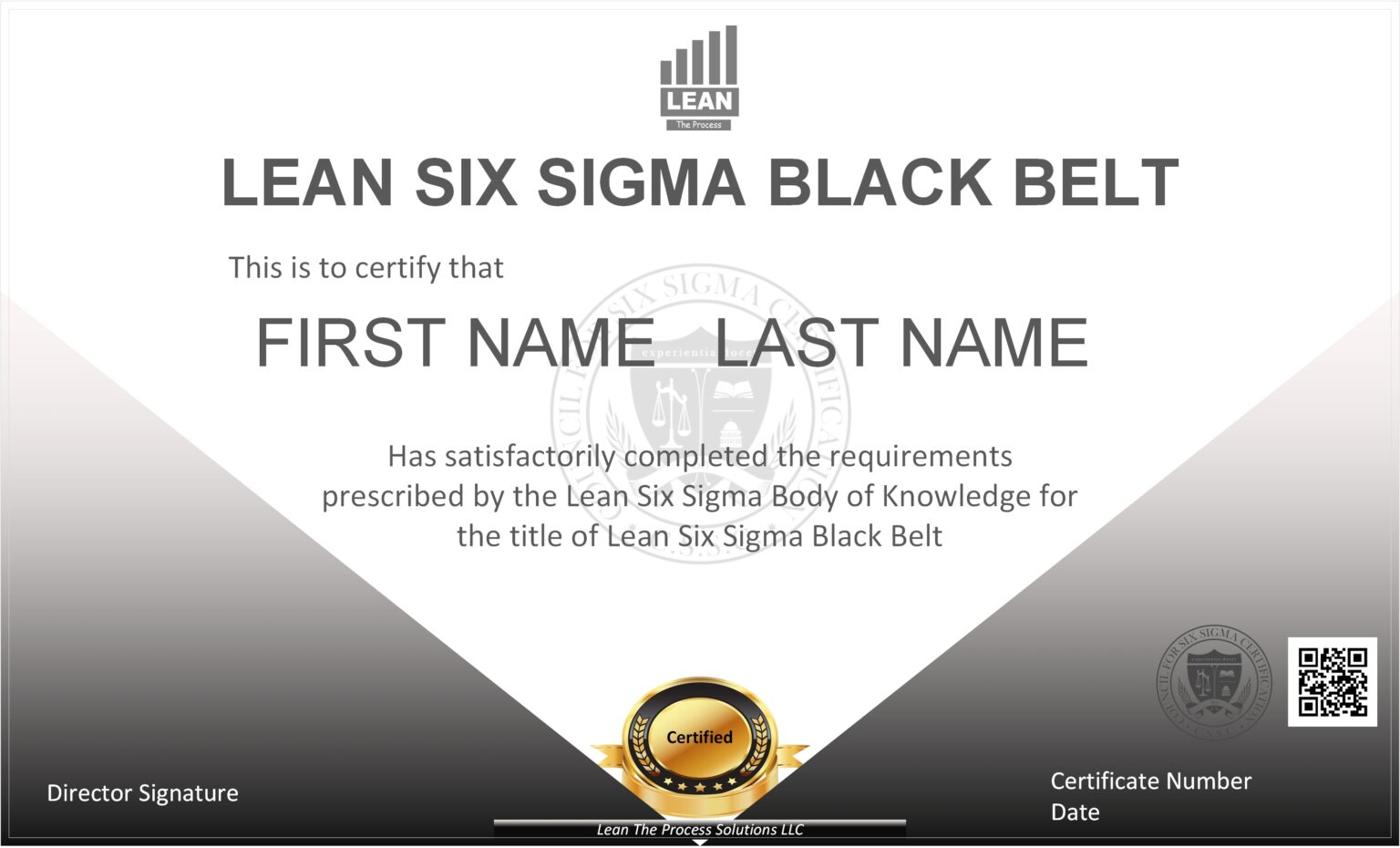 Lean Six Sigma Black Belt Certification - Lean The Process