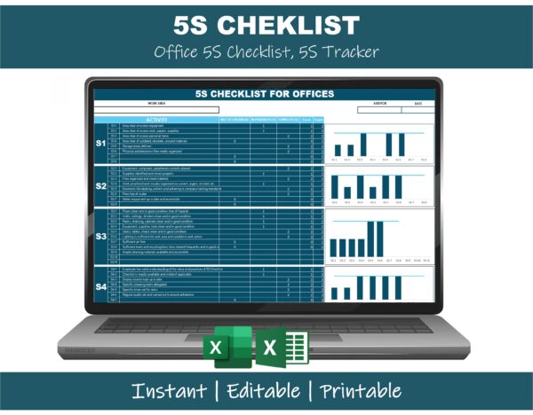 5S Checklist for Offices | Office Audit & Workplace Organization Tool